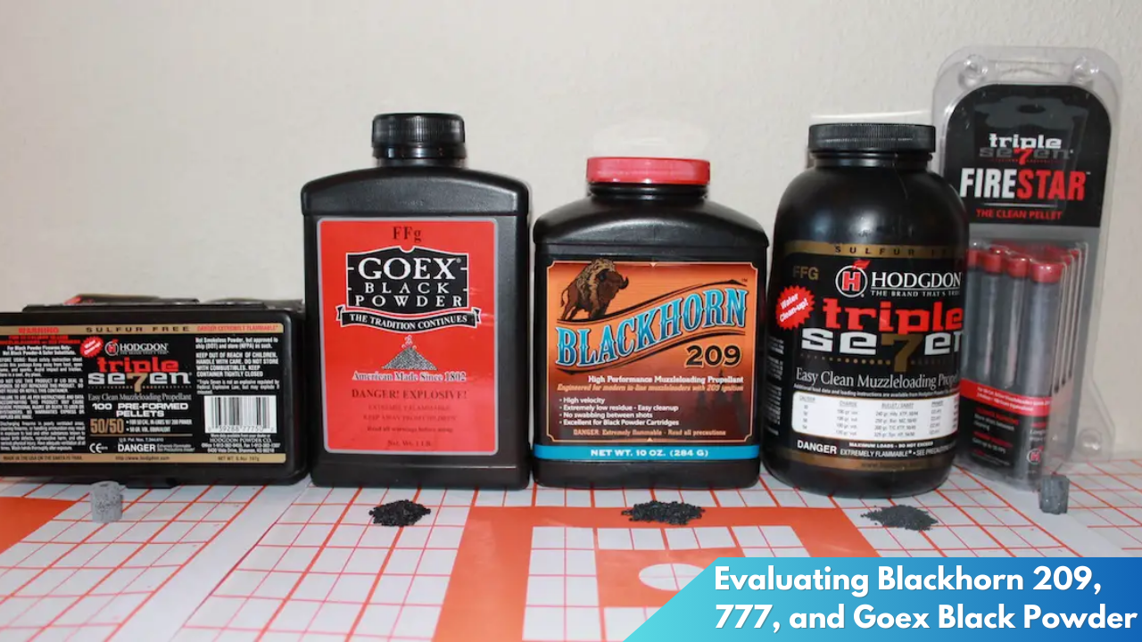 Evaluating Blackhorn 209, 777, and Goex Black Powder